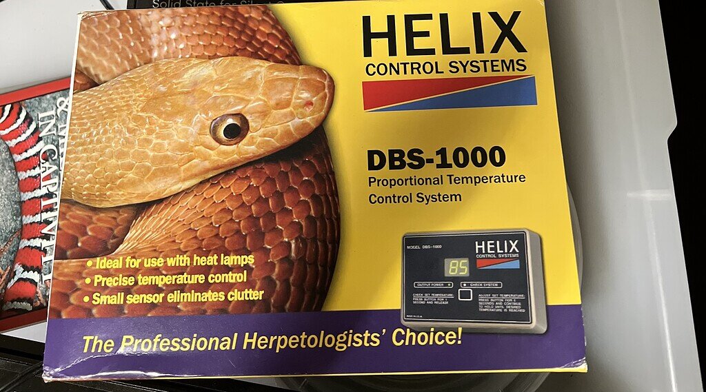 Helix DBS 1000 thermostat - All Reptiles - MorphMarket Reptile Community