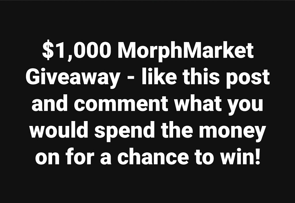 Another $1,000 MorphMarket Giveaway! - MorphMarket News - MorphMarket ...