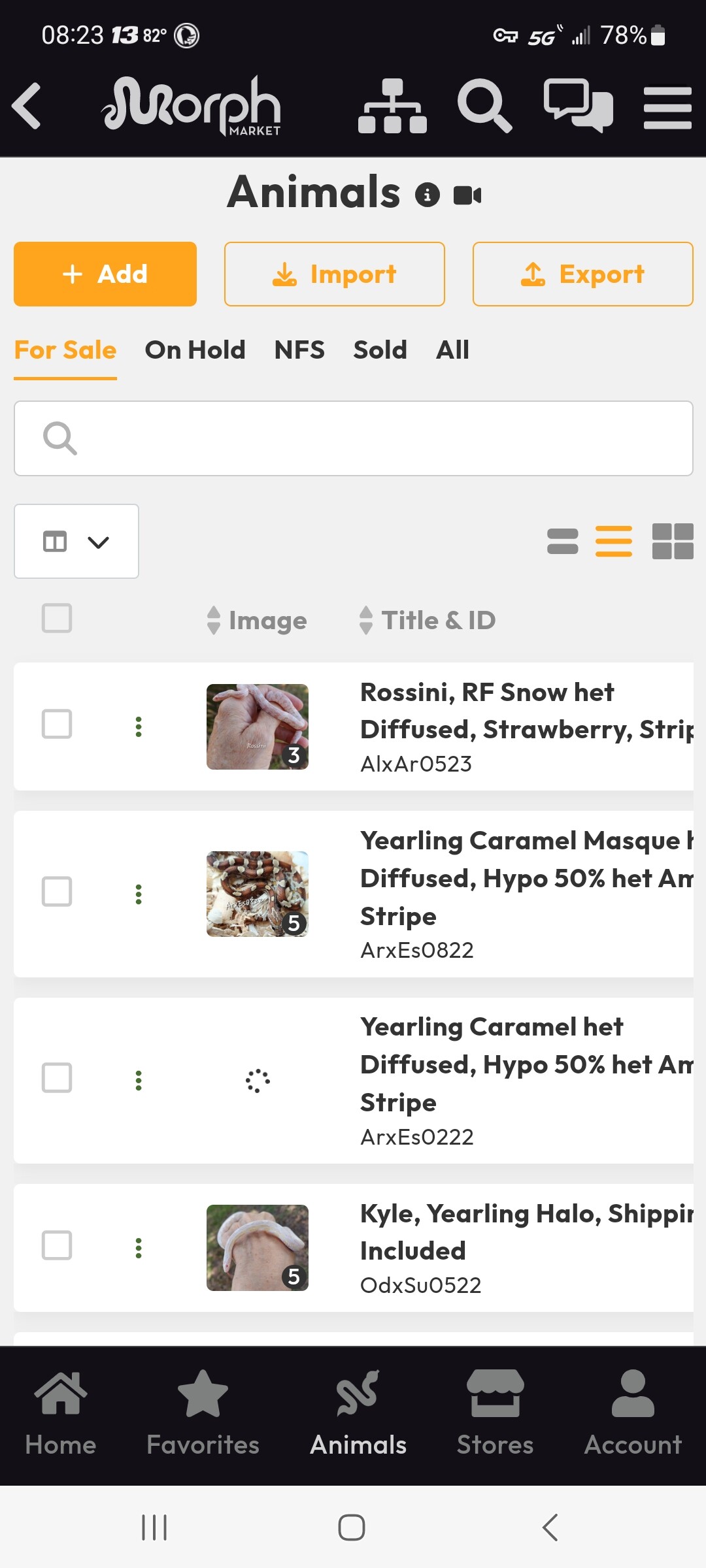Trouble loading photos in ads - Bug Reports - MorphMarket Reptile Community