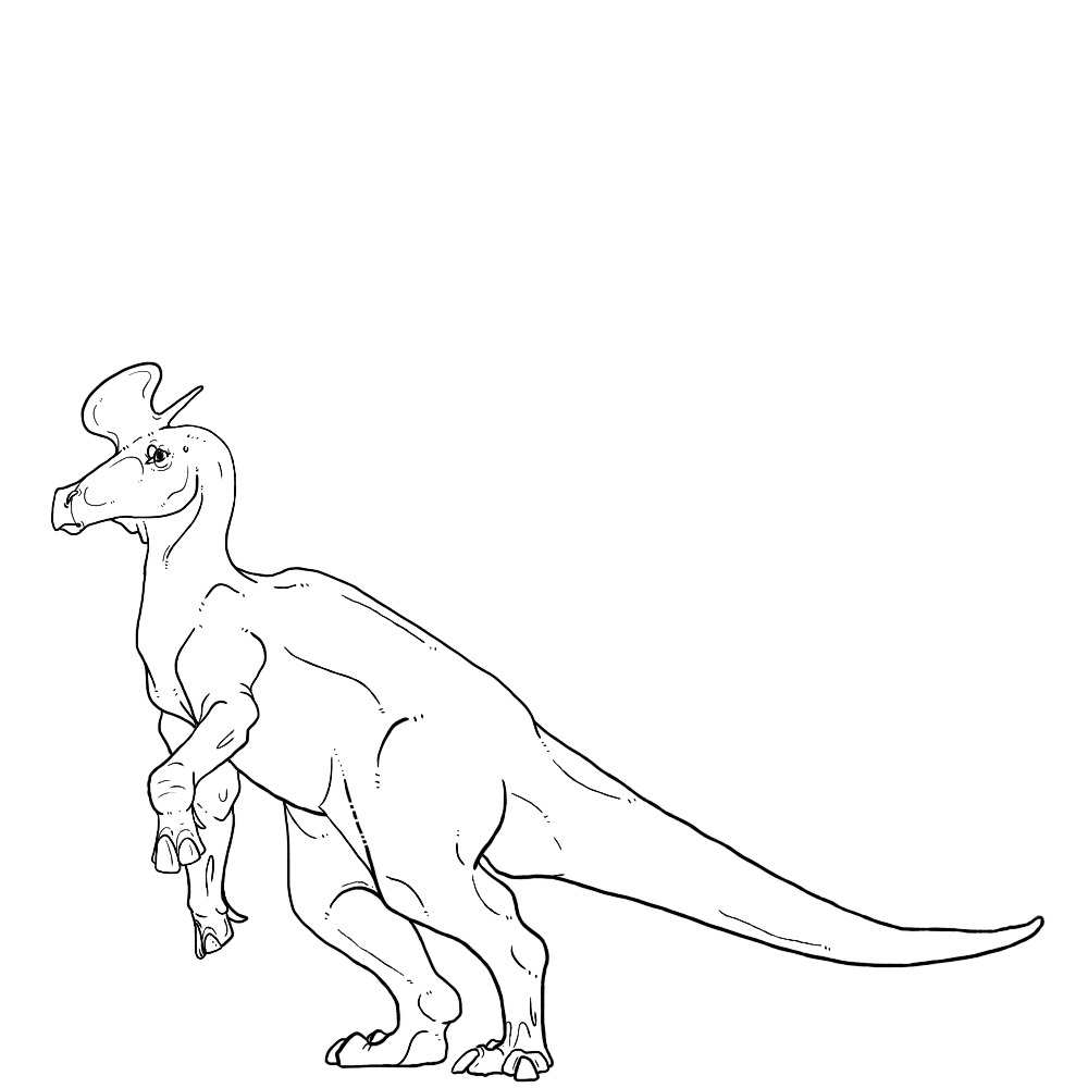 edmontosaurus coloring pages free
